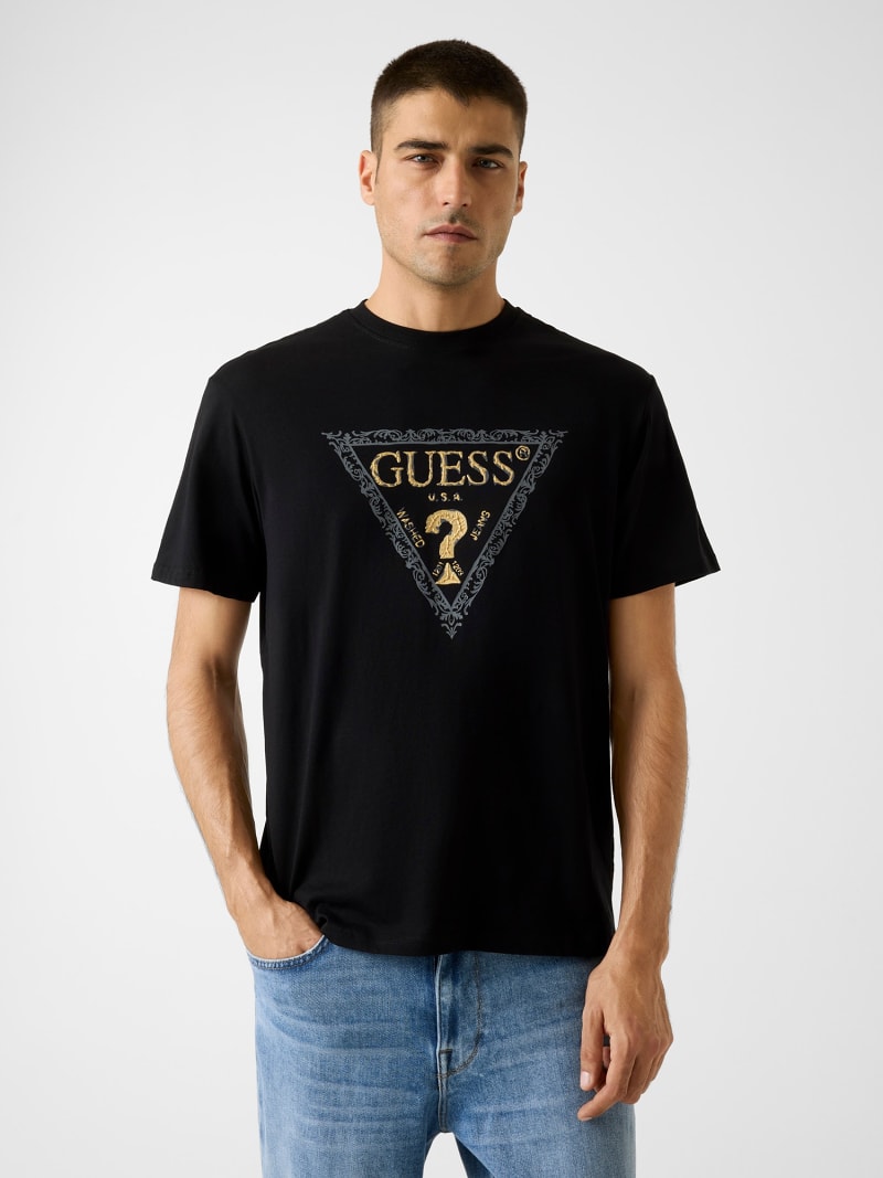 GUESS® Triangle logo t-shirt Men