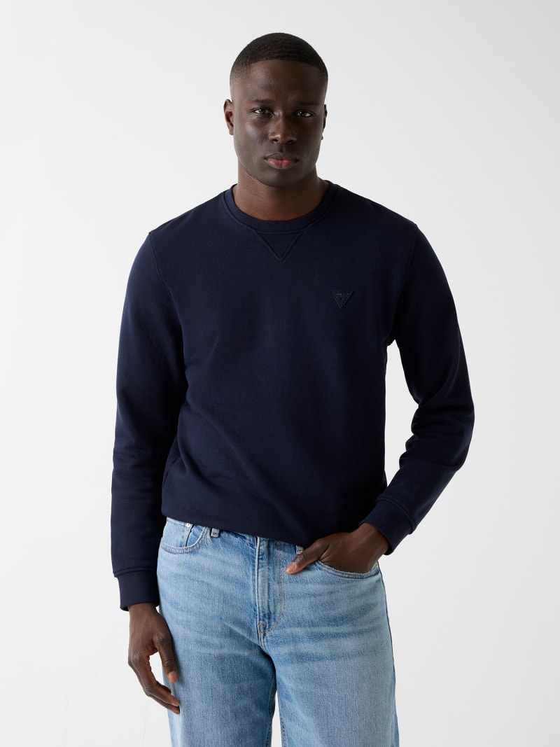 GUESS® Logo patch sweatshirt Erkek