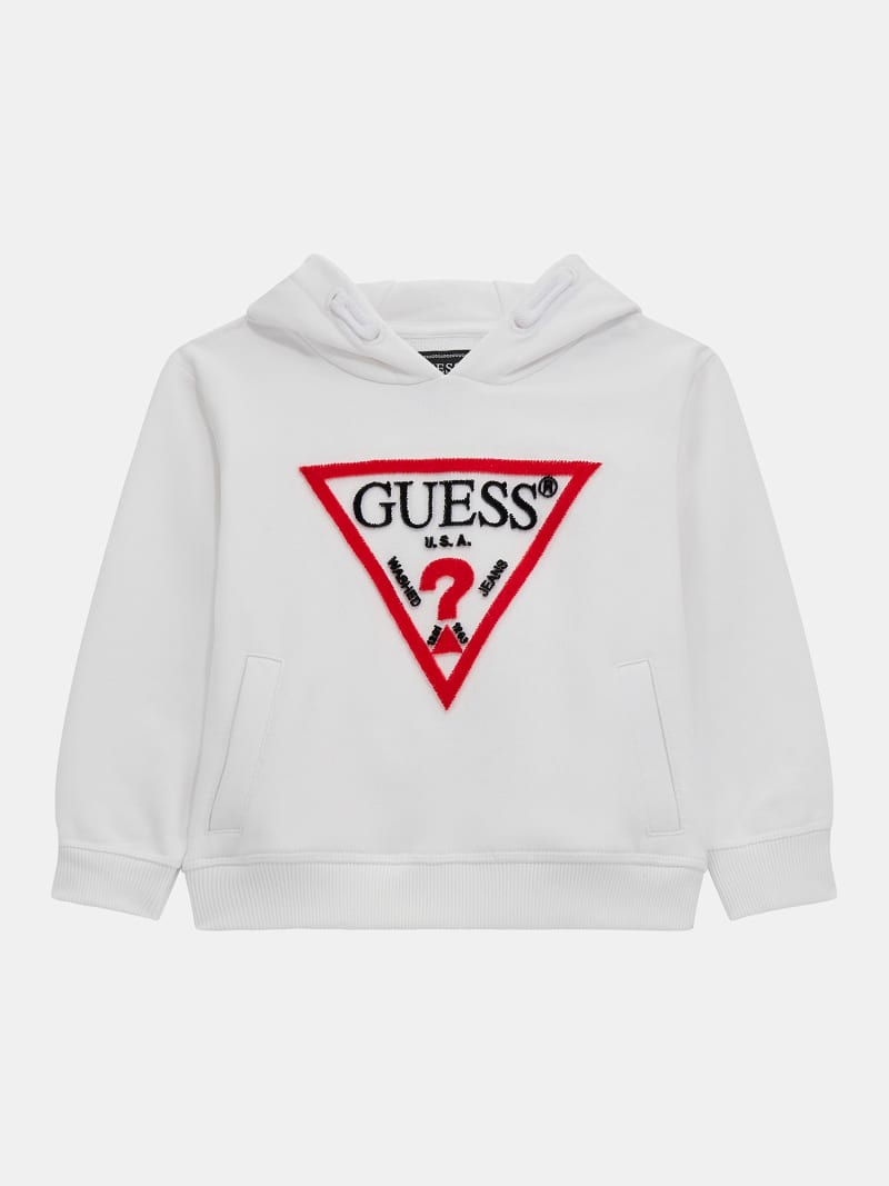 GUESS® Kids Triangle front logo sweatshirt Boys