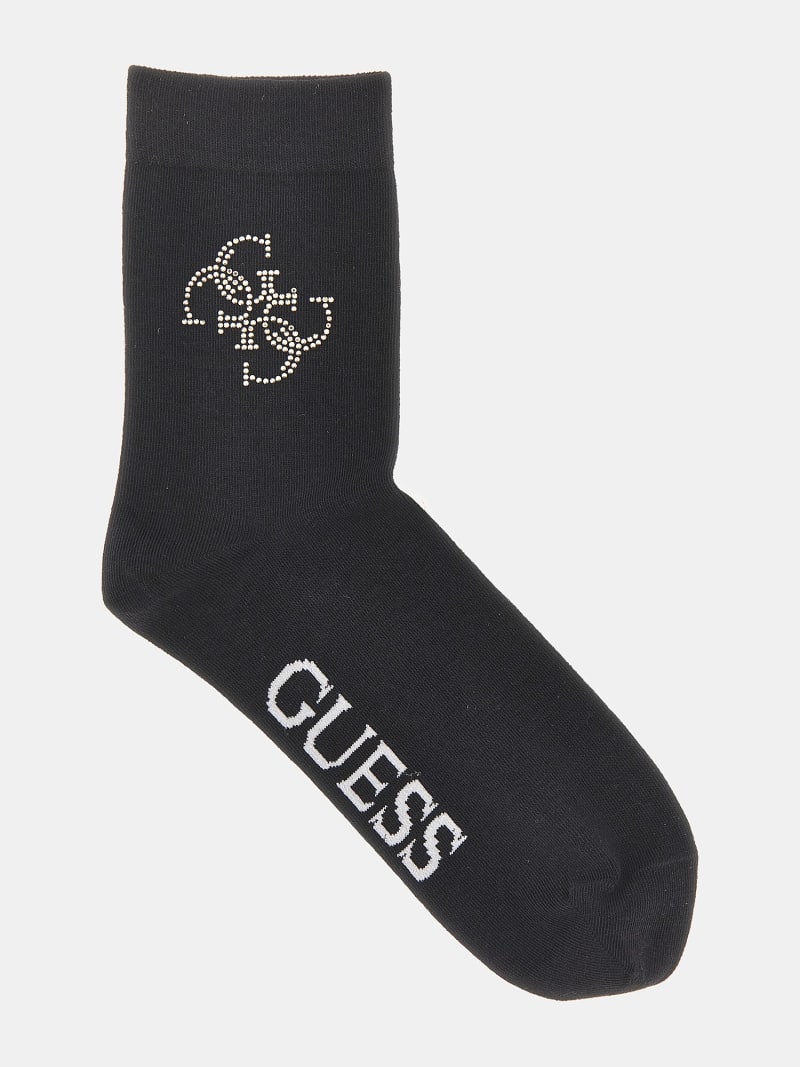 GUESS® Chaussettes logo strass 4G sur les côtés Femme