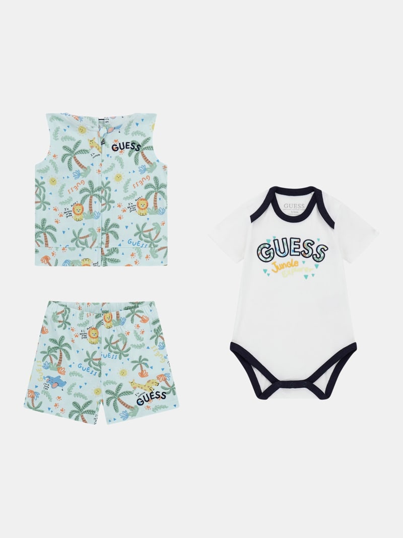 GUESS® Set mit Weste, Body und Shorts