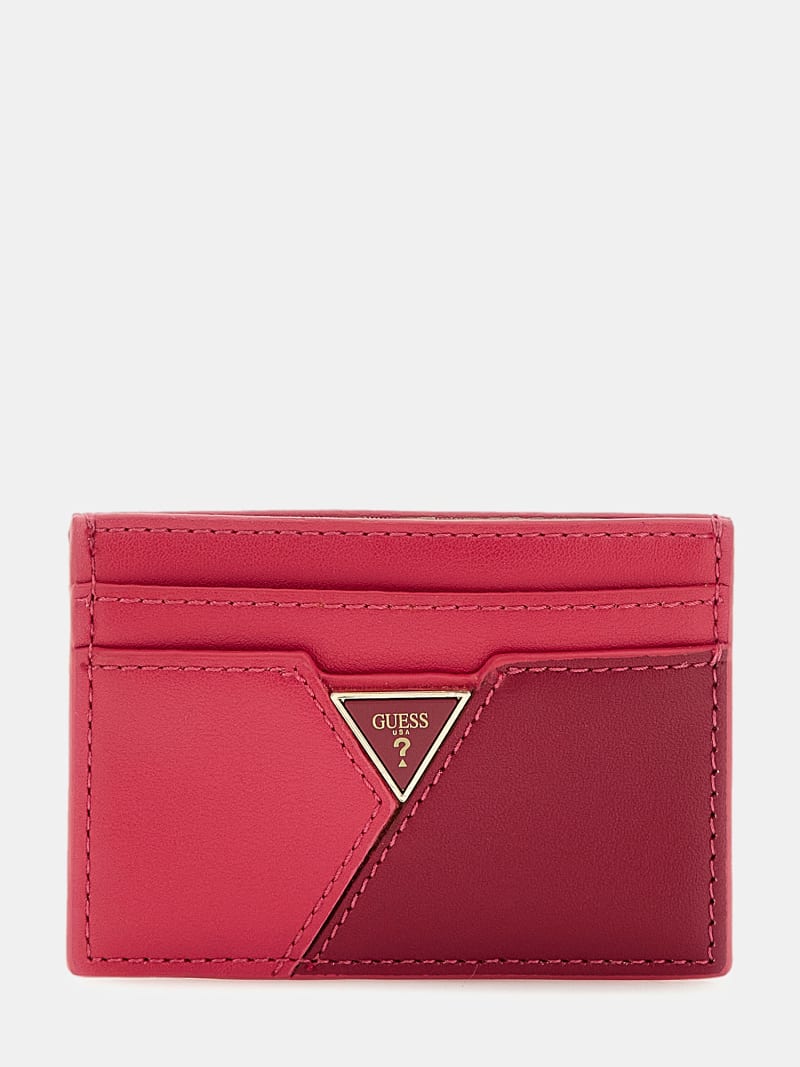 GUESS® Triangle logo credit card holder Women