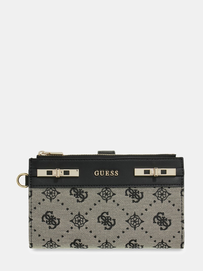 GUESS® Portefeuille Melinda 4G Logo Femme