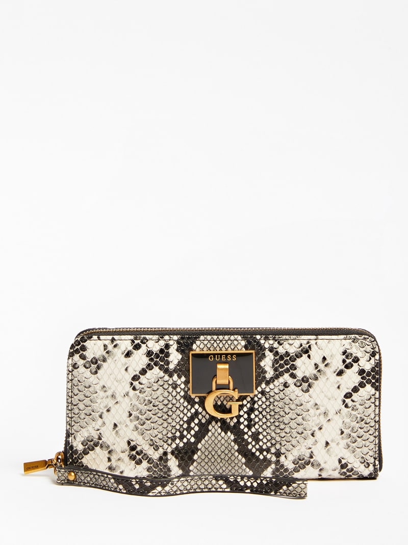 STEPHI PYTHON PRINT MAXI WALLET Women | GUESS® Official Website