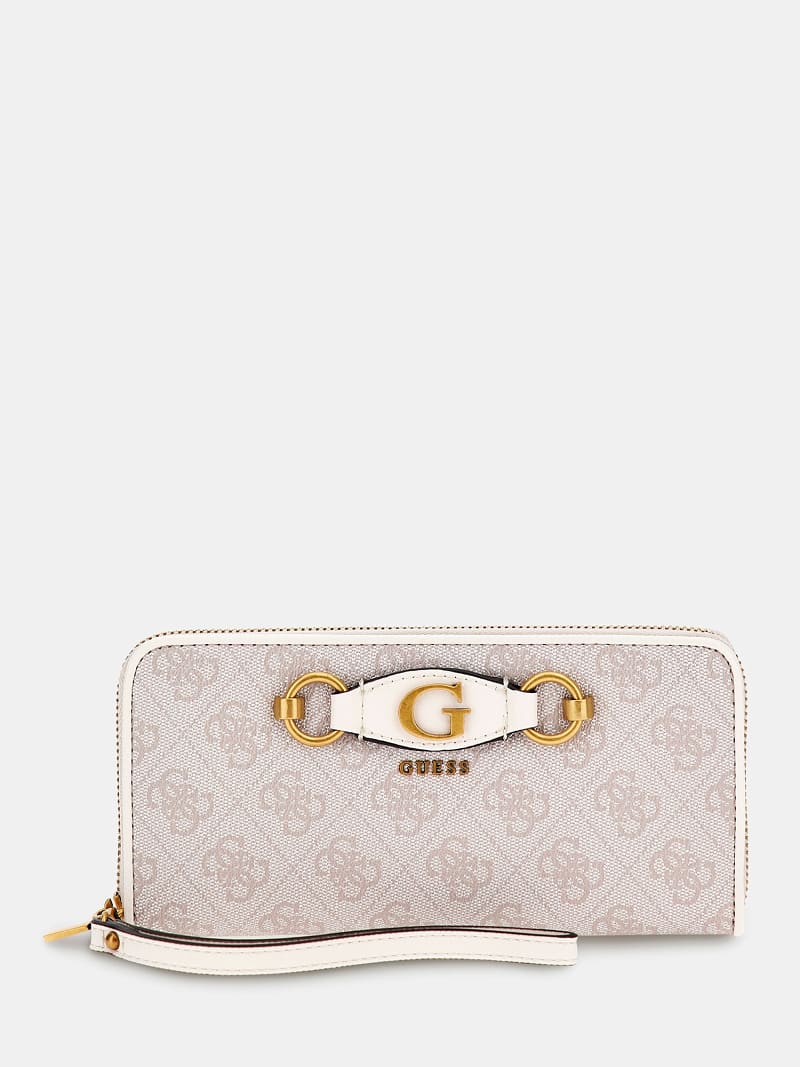 Izzy 4G logo maxi wallet Women | GUESS® Official Website