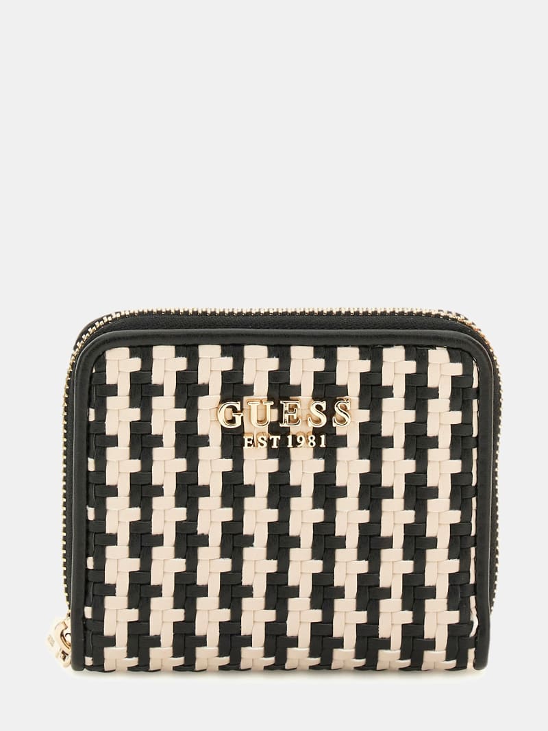 GUESS® Mini-portefeuille Mirema gevlochten Dames