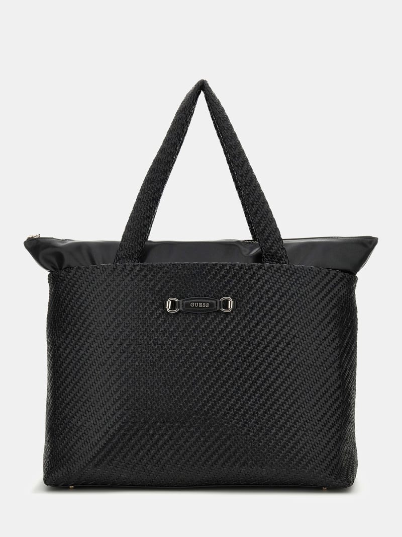 GUESS® Francy hasır seyahat çantası
