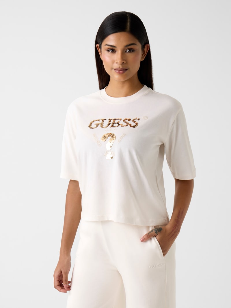 Logo boxy T-shirt Women | GUESS® Past Collections