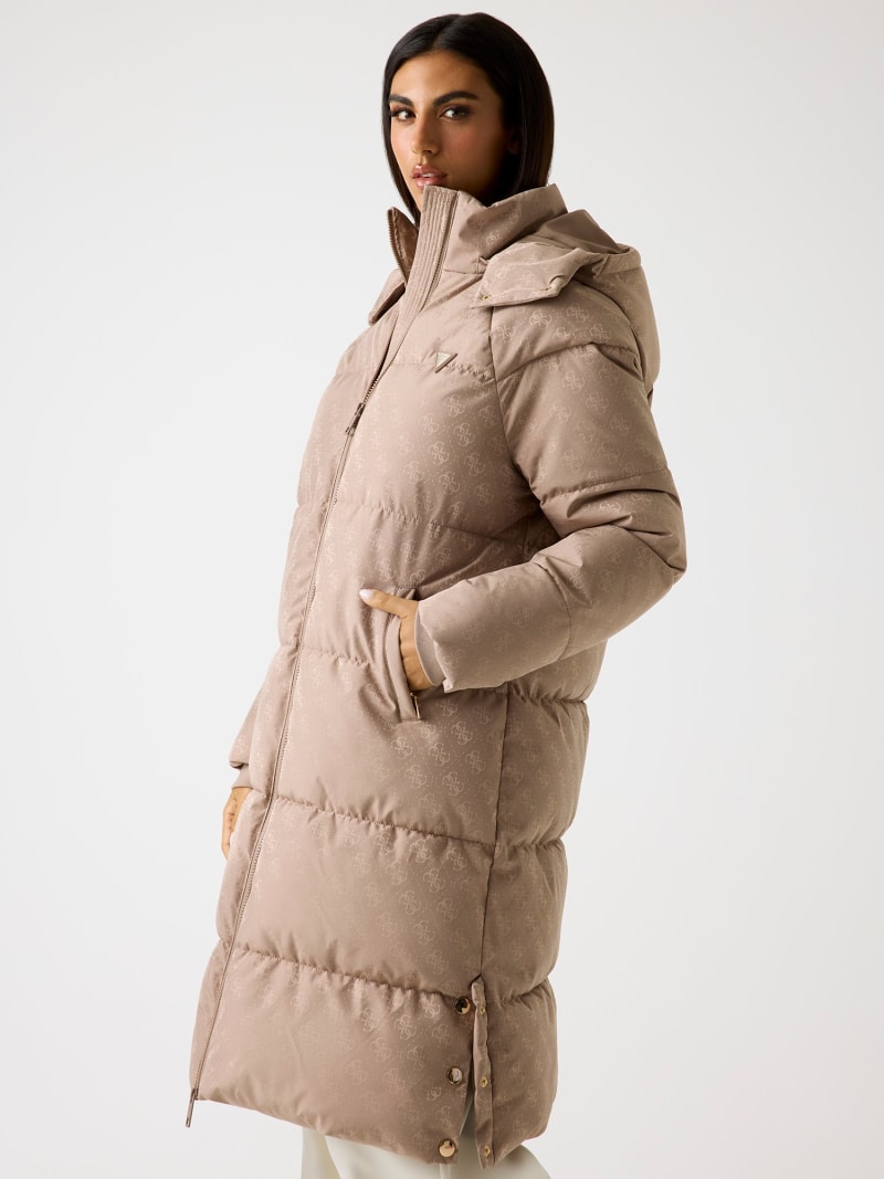 GUESS® 4G long puffer jacket Women