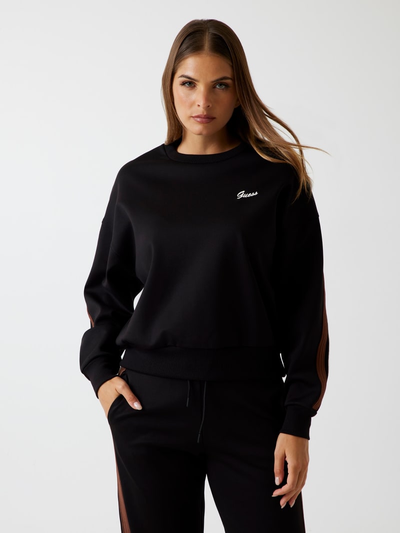 GUESS® Crew-neck logo sweatshirt Women