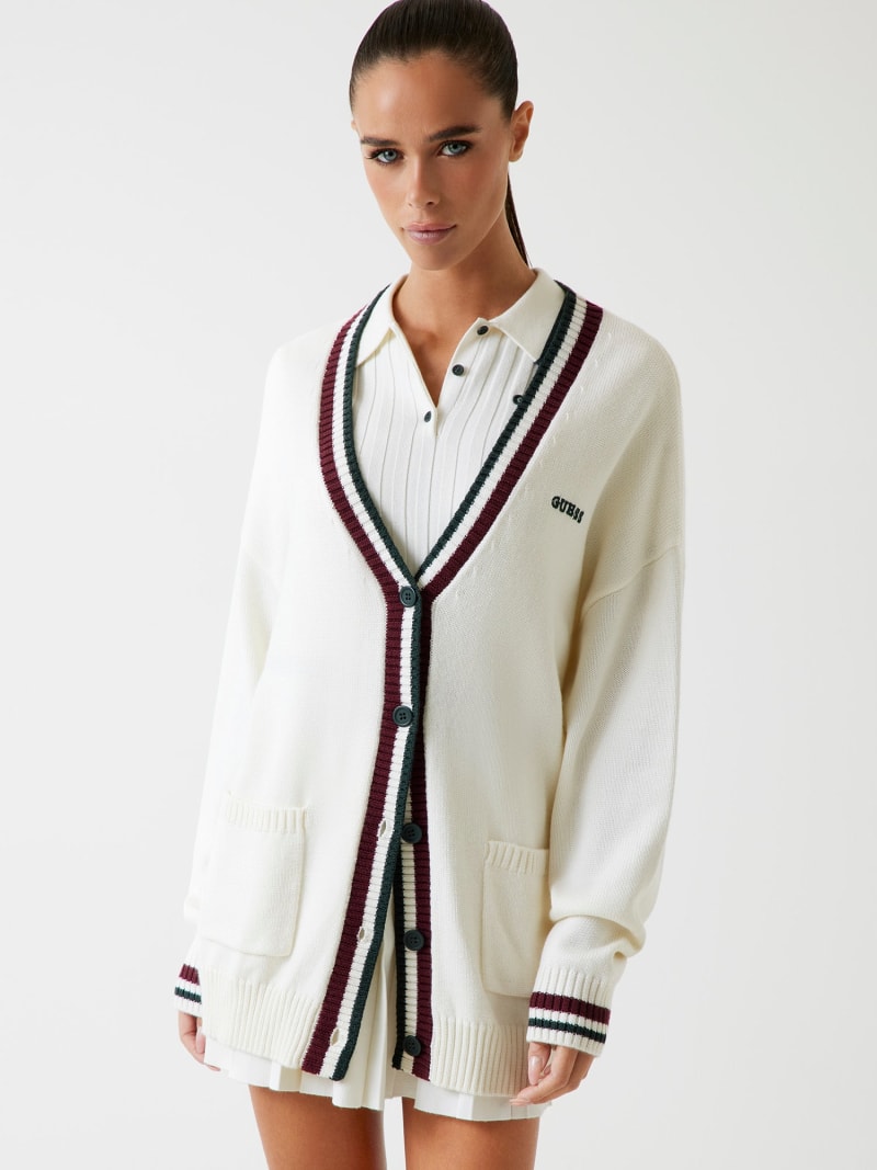 GUESS® Wool-blend long cardigan Women