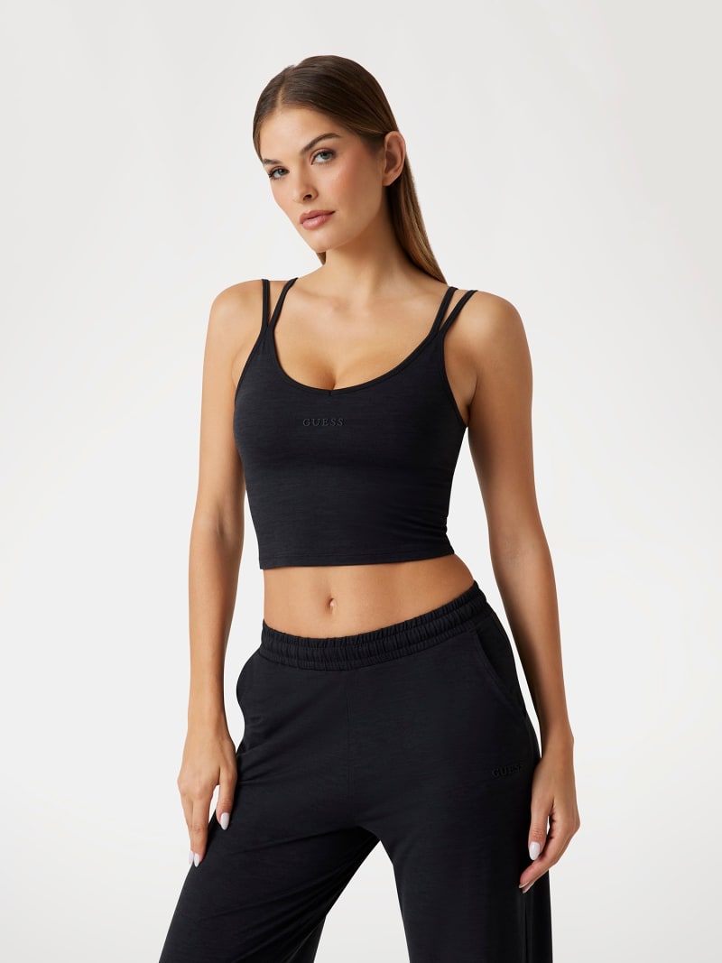 GUESS® Cropped active tank top Women