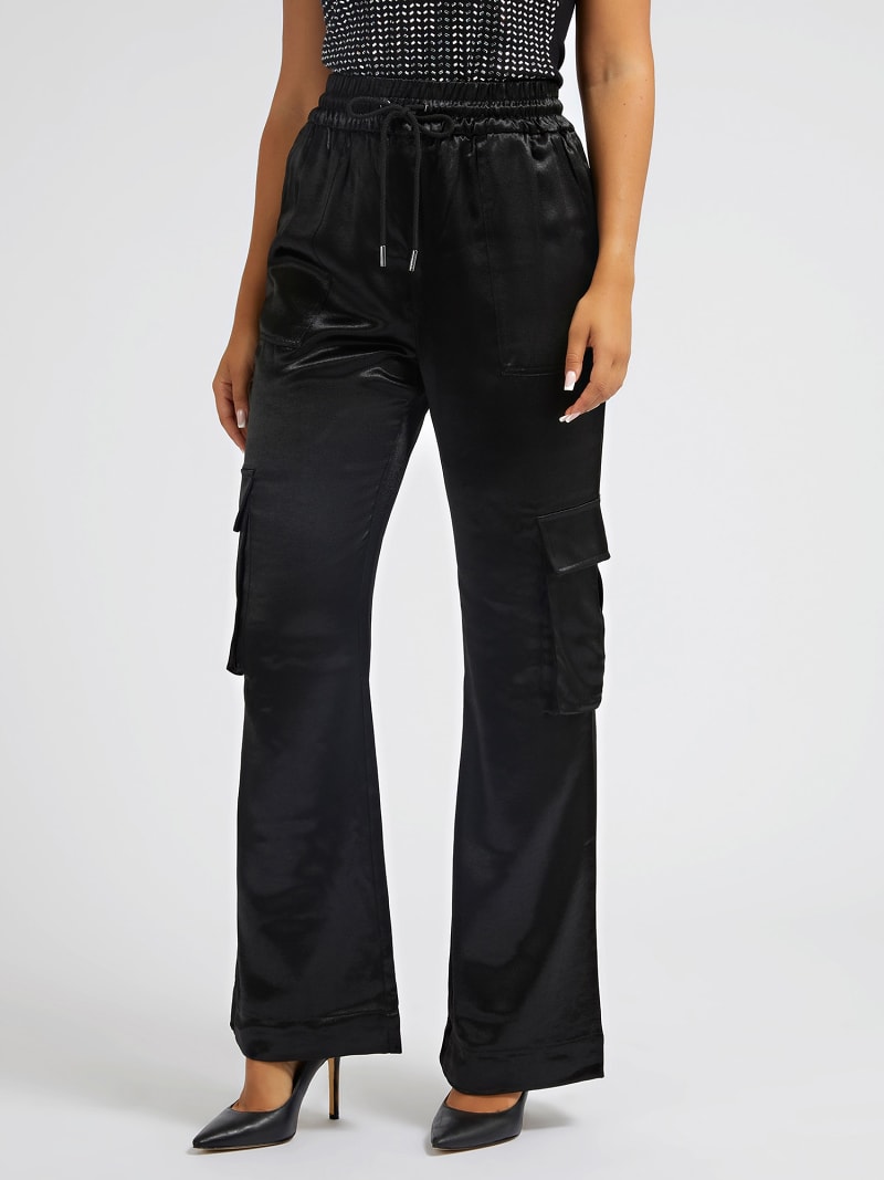 Satin relaxed fit pants Women | GUESS® Official Website