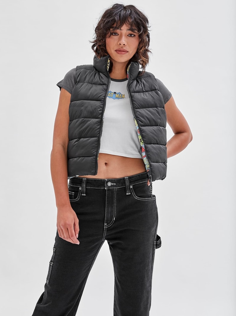 Batman reversible puffer vest | GUESS® Official Website