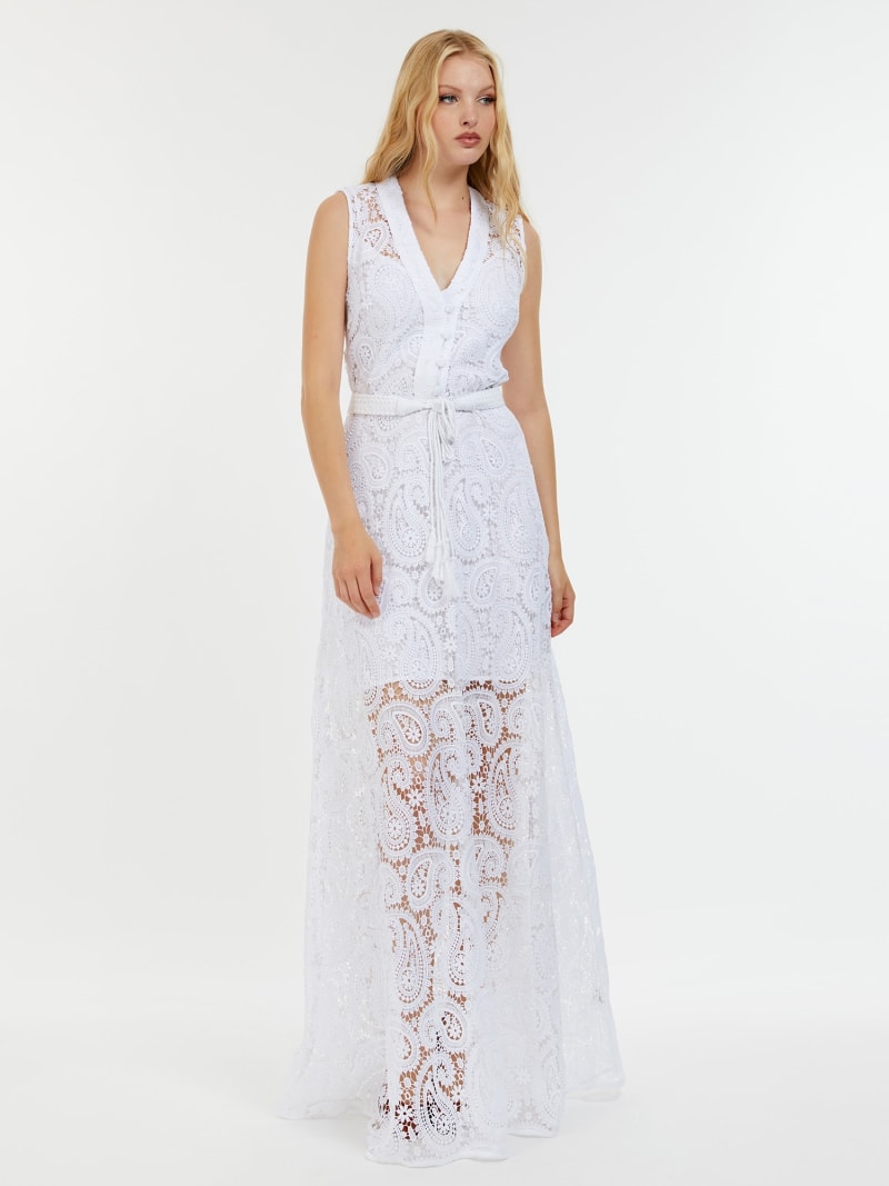 GUESS® Lace long dress