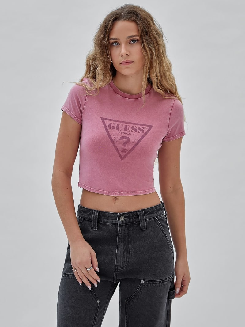 GUESS® Triangle logo t-shirt