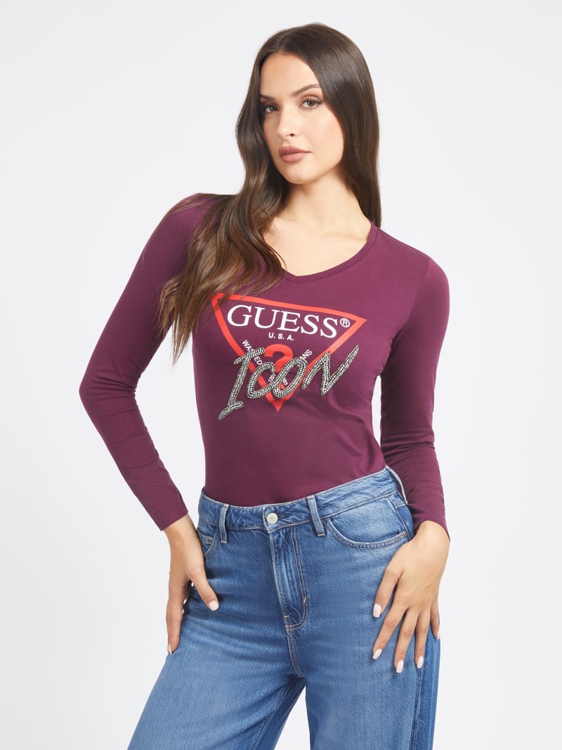 Icon logo t-shirt Women | GUESS® Official Website