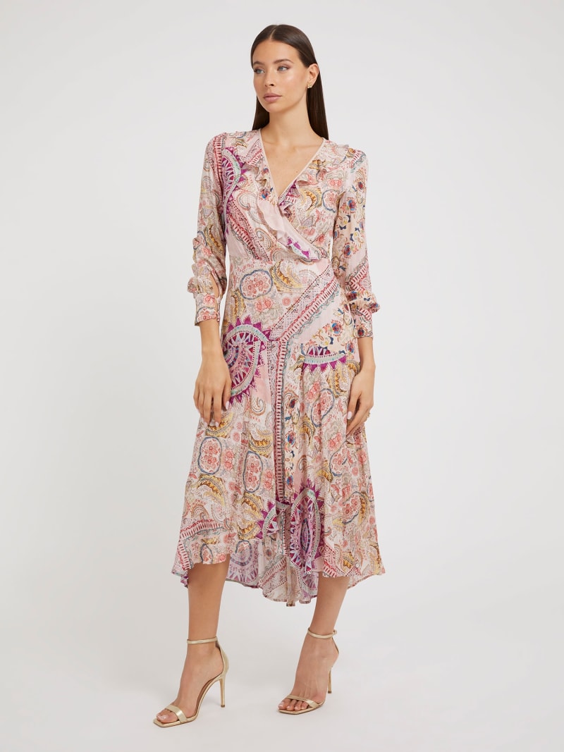All over print long dress Women | GUESS® Official Website