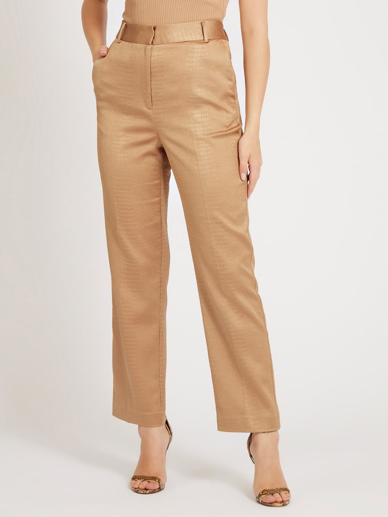Croco satin pant Women | GUESS® Official Website