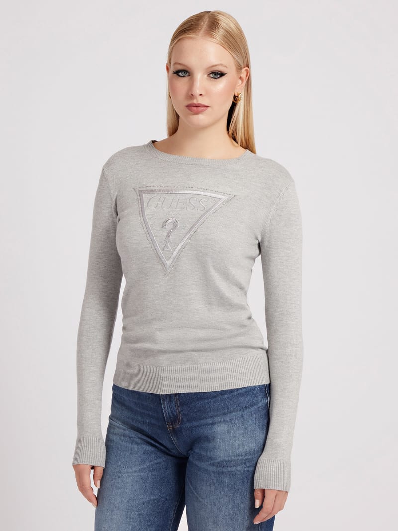 GUESS® Triangle logo sweater