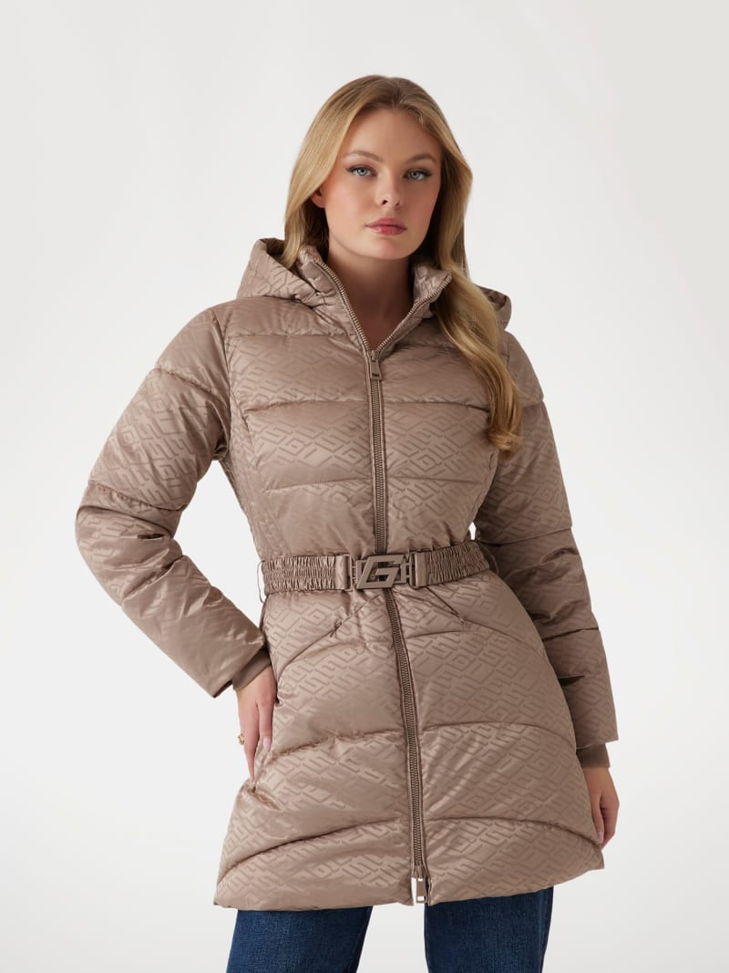 GUESS® Plumífero con logotipo integral