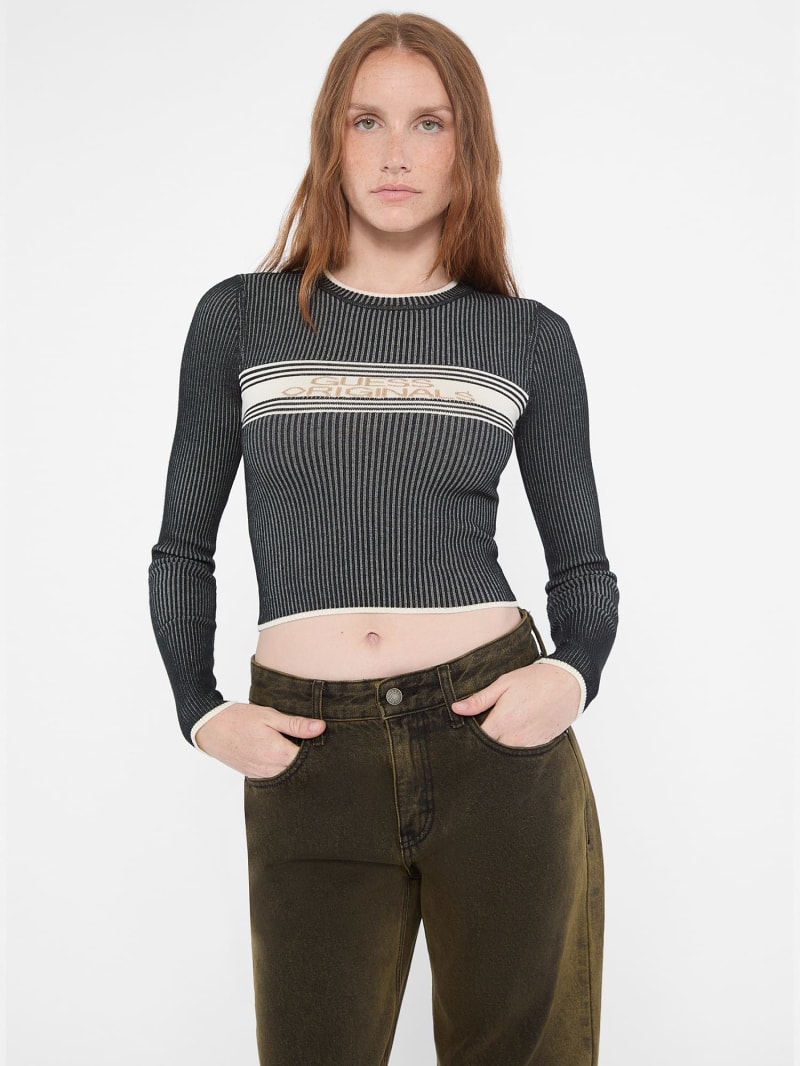 GUESS® Front logo sweater