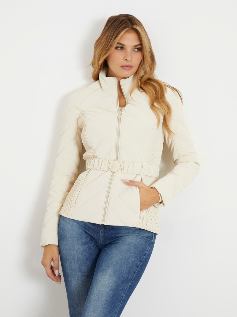 GUESS® Belted puffer Women