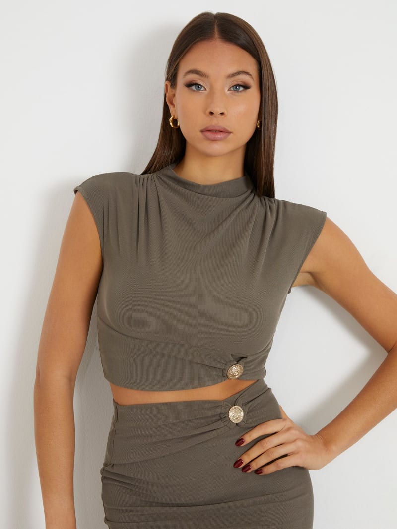 GUESS® Rib knit top Women