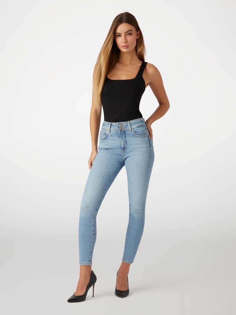 GUESS® Denimowe spodnie fason skinny model shape up Kobieta