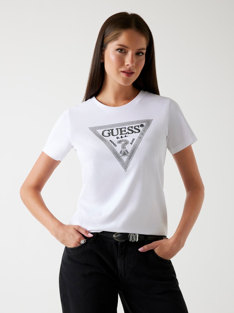 GUESS® Triangle logo T-shirt Women