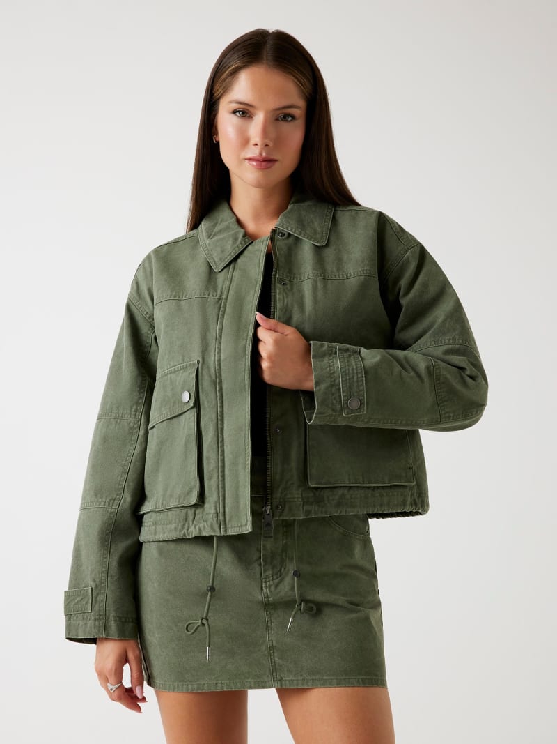 GUESS® Cropped field jacket Women