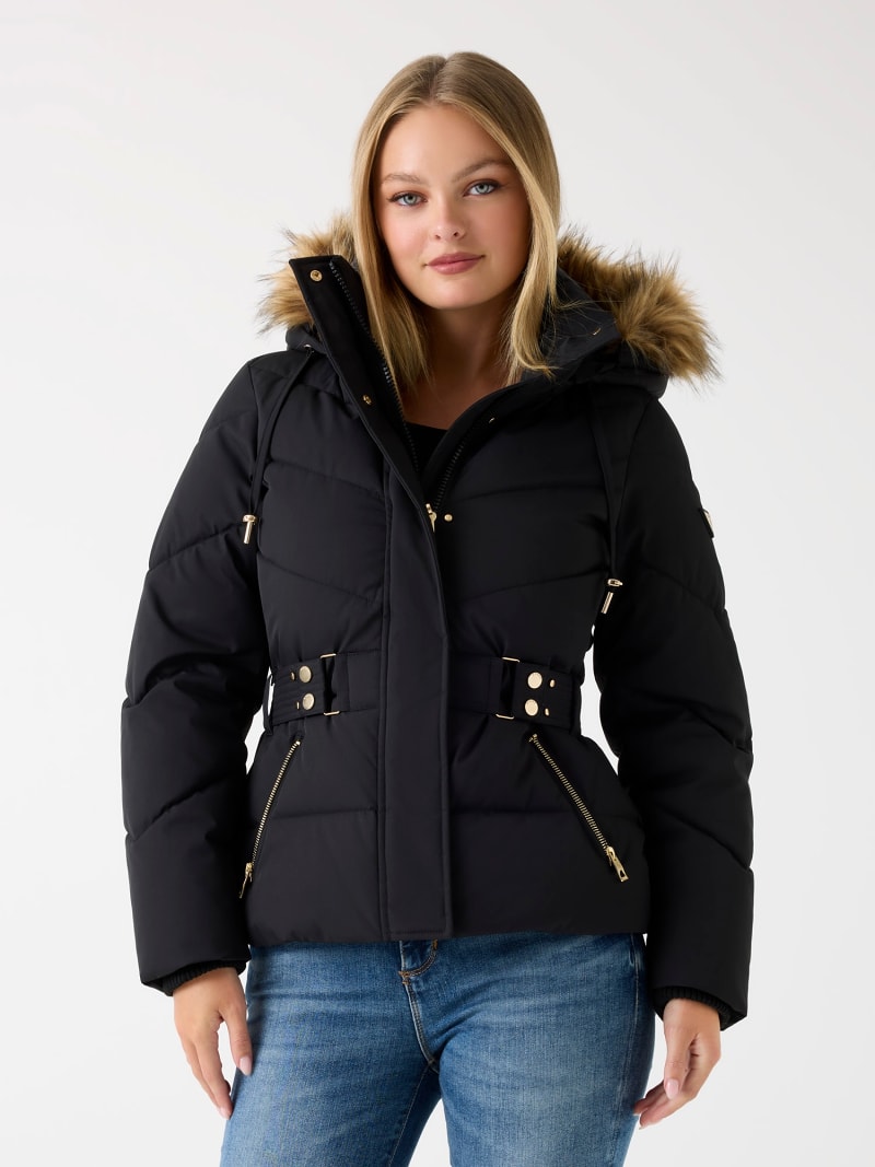 GUESS® Short puffer jacket Women