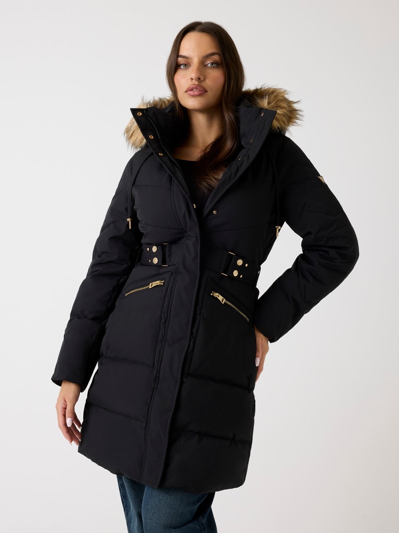 GUESS® Long puffer jacket Women