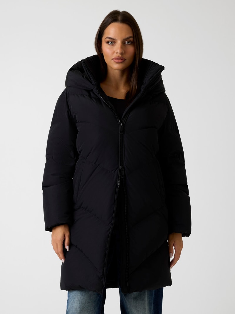 Doudoune longue duvet véritable Femme | GUESS® Collections Passées