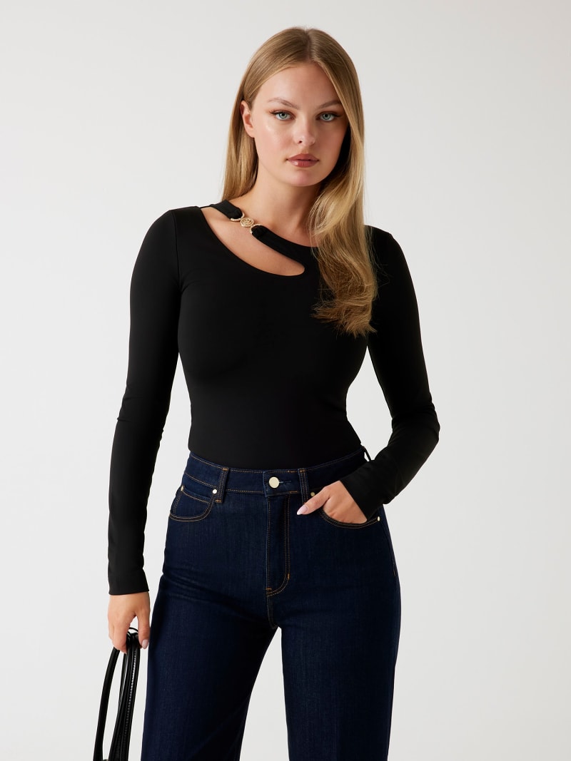 GUESS® Cut-out buckle top Women