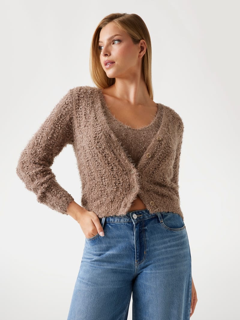 GUESS® Open-knit cardigan Women