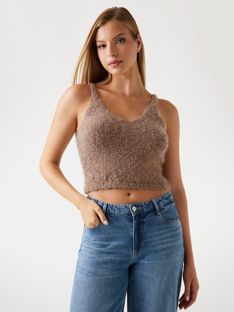 GUESS® Chlupaté pletené tílko Ženy