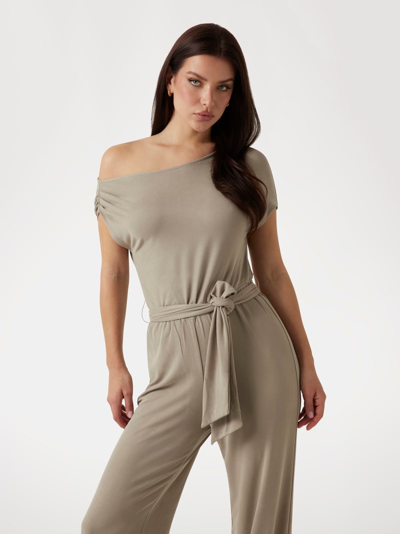 GUESS® One-shoulder stretch jumpsuit Women
