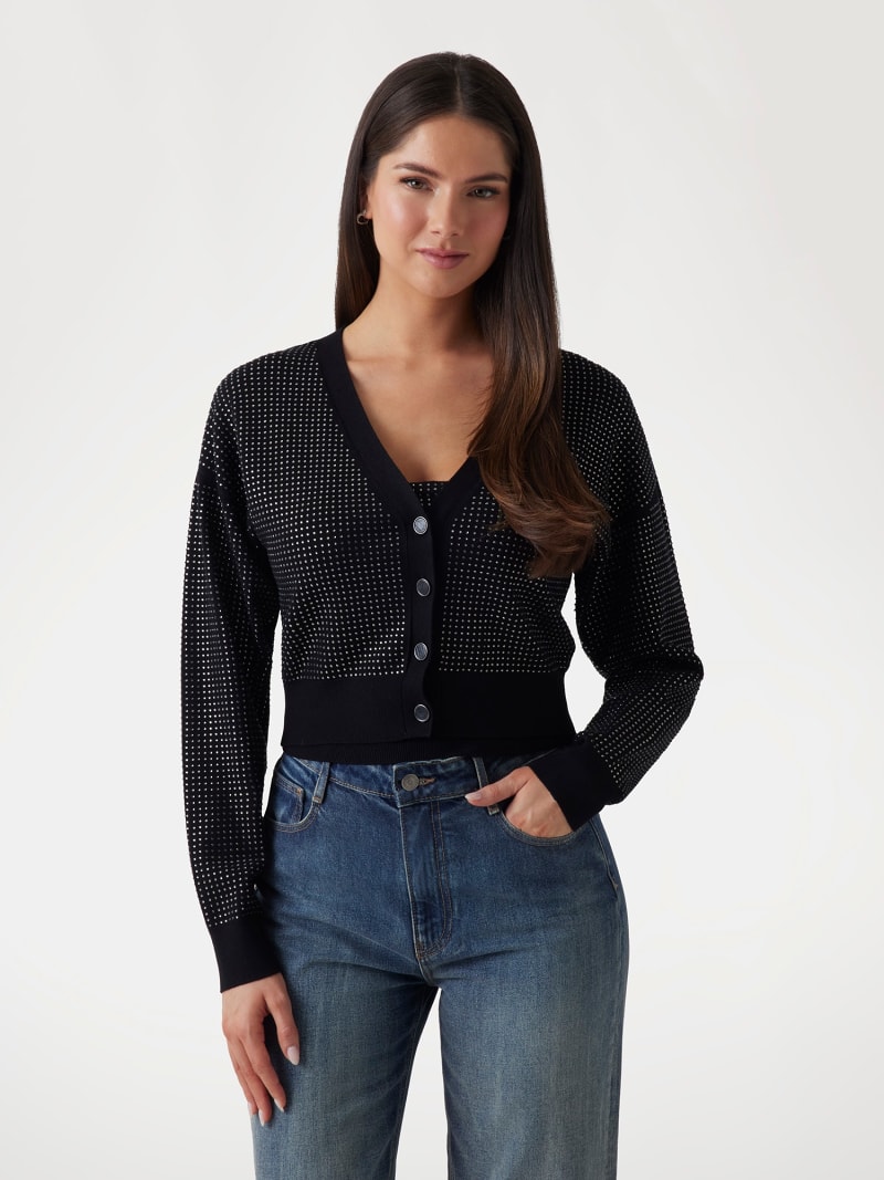 GUESS® Cropped sweater cardigan Women