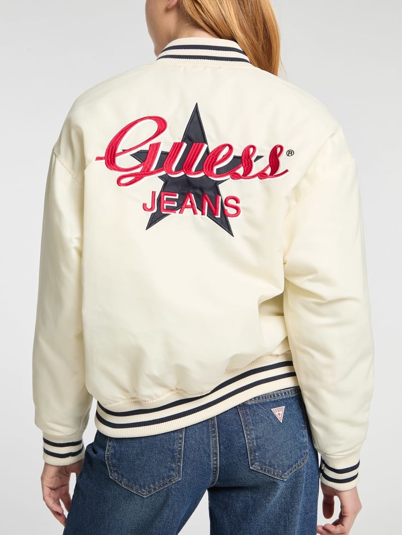 Embroidered Varsity Jacket Women | GUESS Jeans®