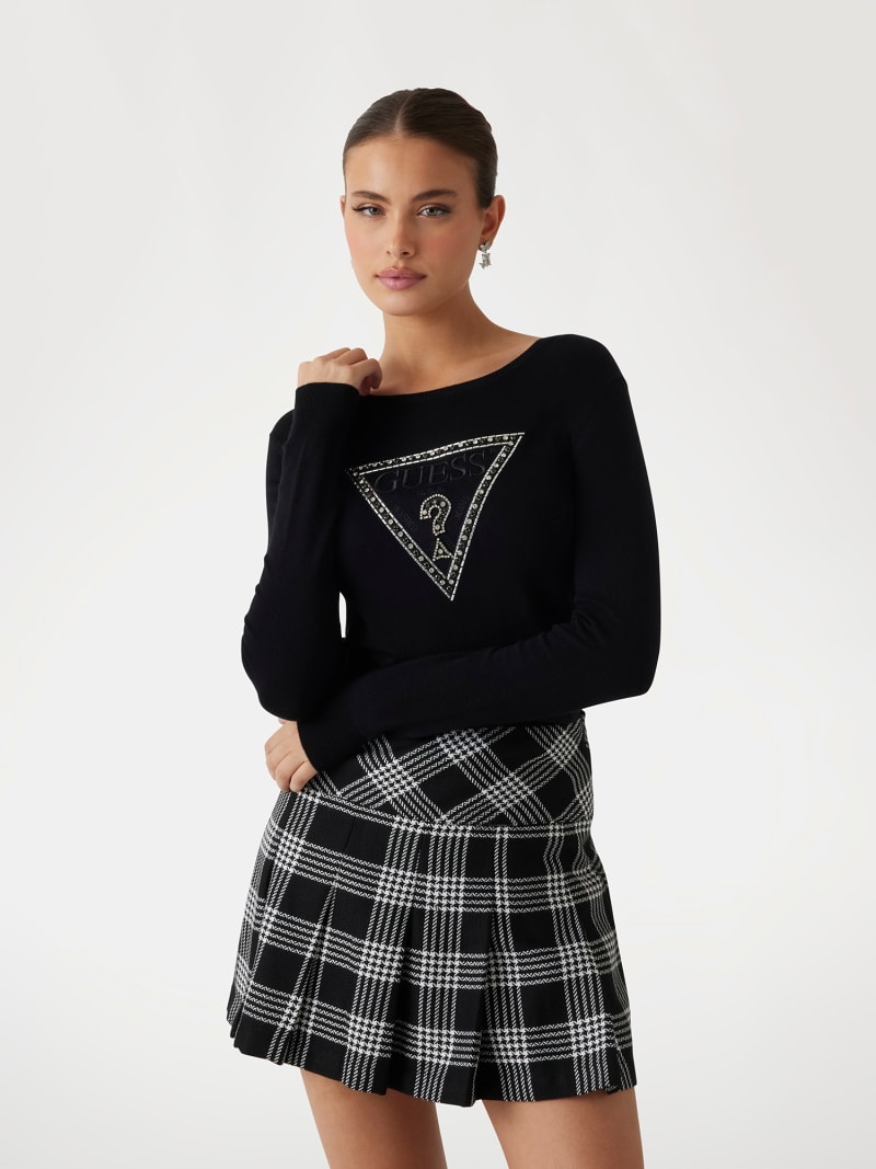 GUESS® Triangle logo sweater Women