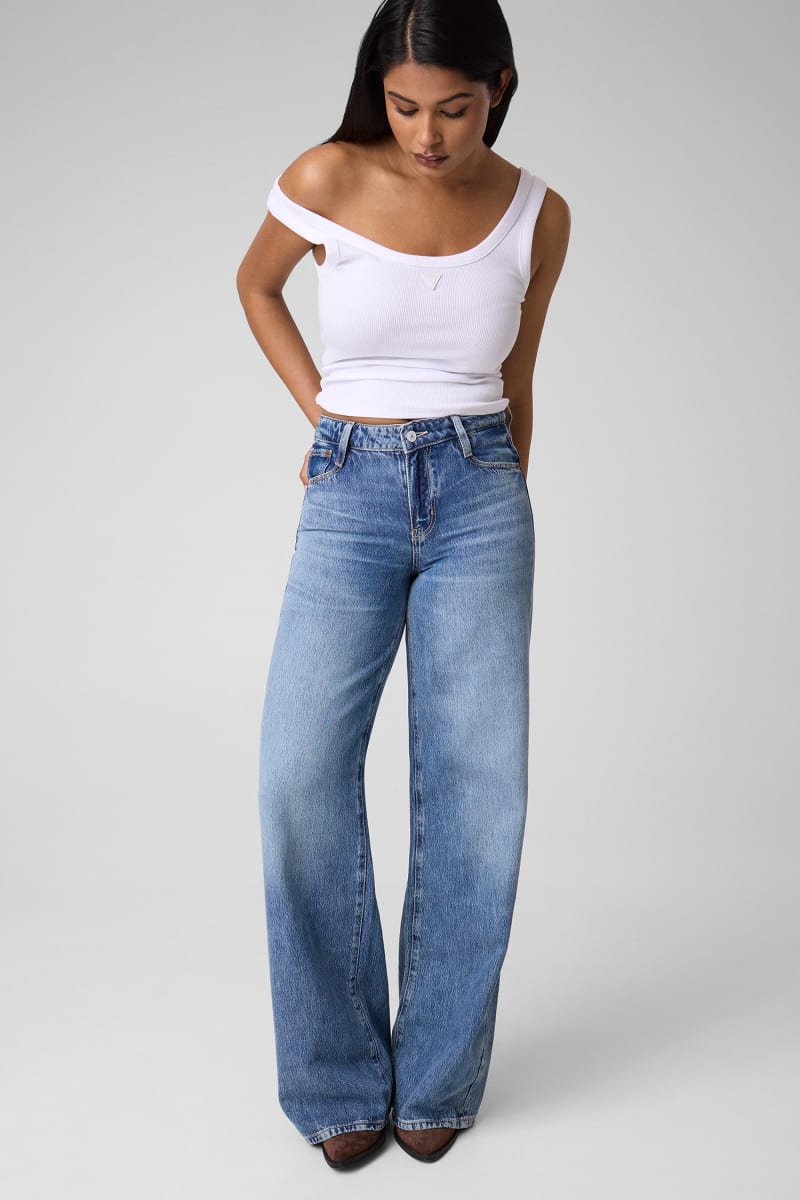 GUESS® Jeansy fason palazzo linia sexy