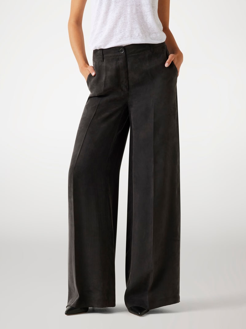GUESS® Twill wide leg pants Women