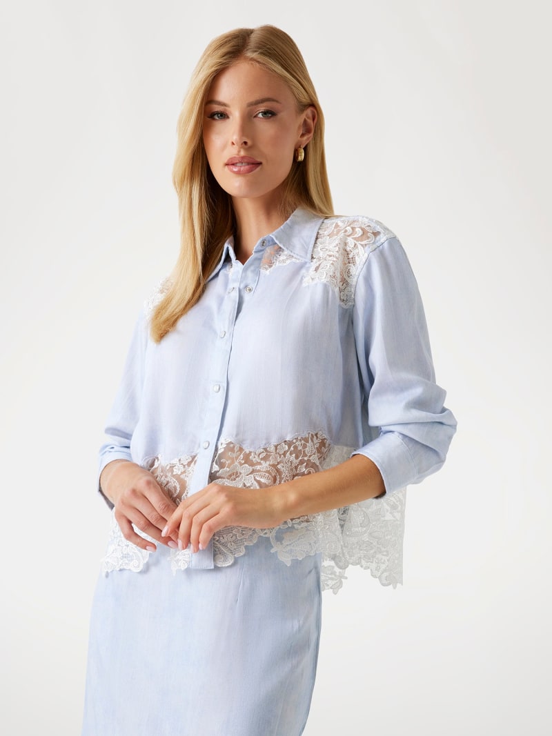 GUESS® Lyocell-Jeanshemd Damen