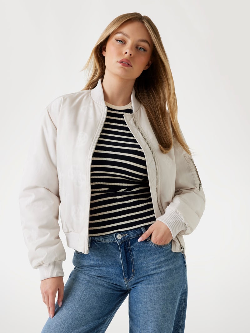 GUESS® Logo bomber jacket Women