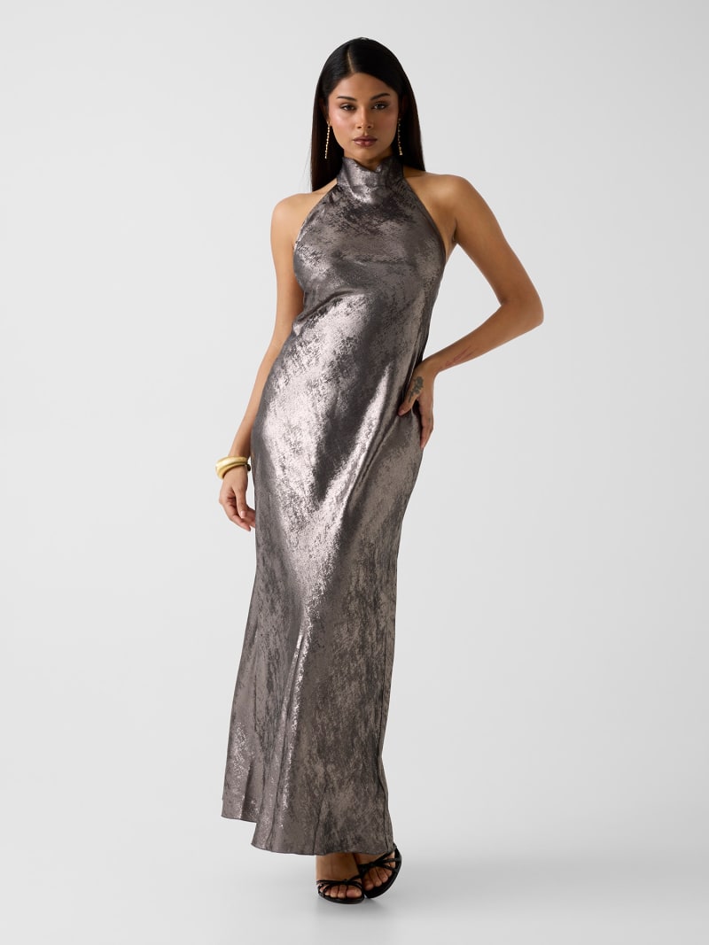 GUESS® Halter neck long dress Women