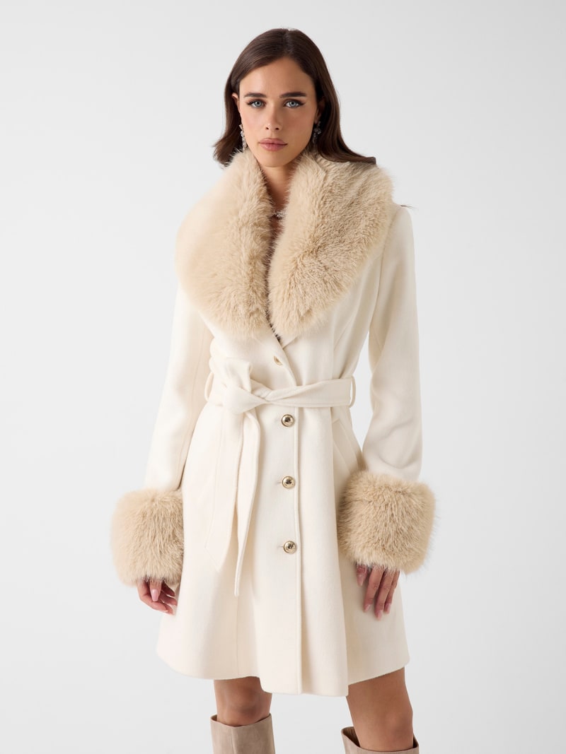 GUESS® Wool blend coat