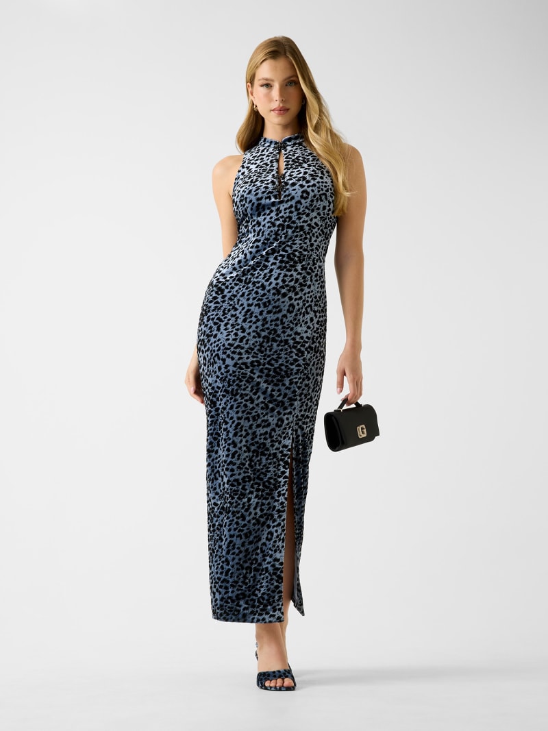GUESS® Animalier long dress Women