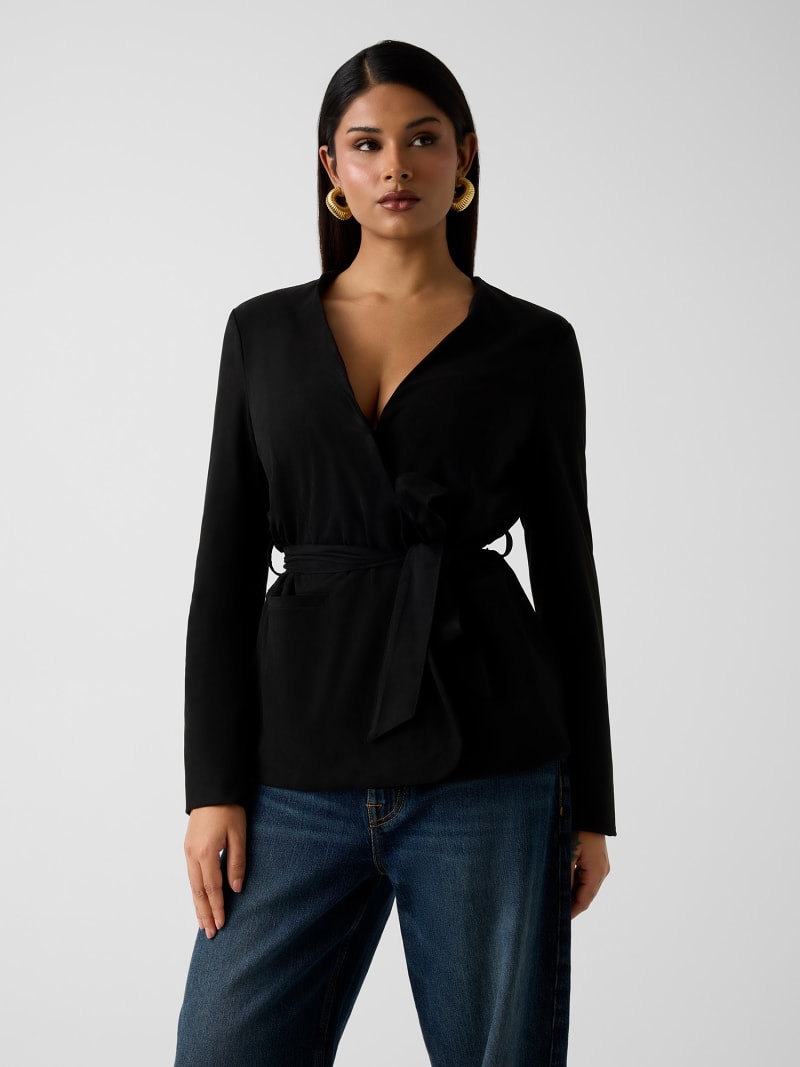 GUESS® Faux suede blazer