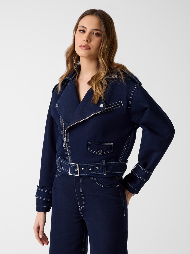 GUESS® Denim bikerjack Dames
